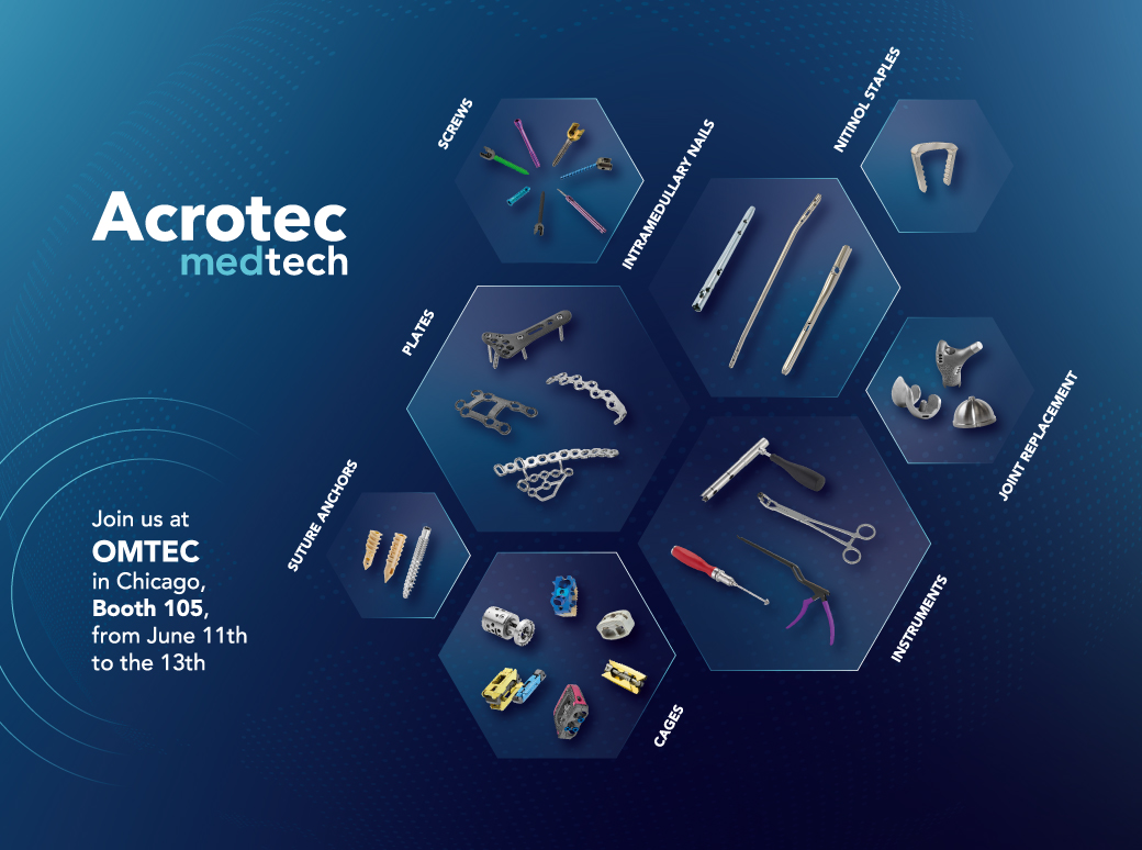 Acrotec Medtech at OMTEC 2024: Precision & Innovation Synergy
